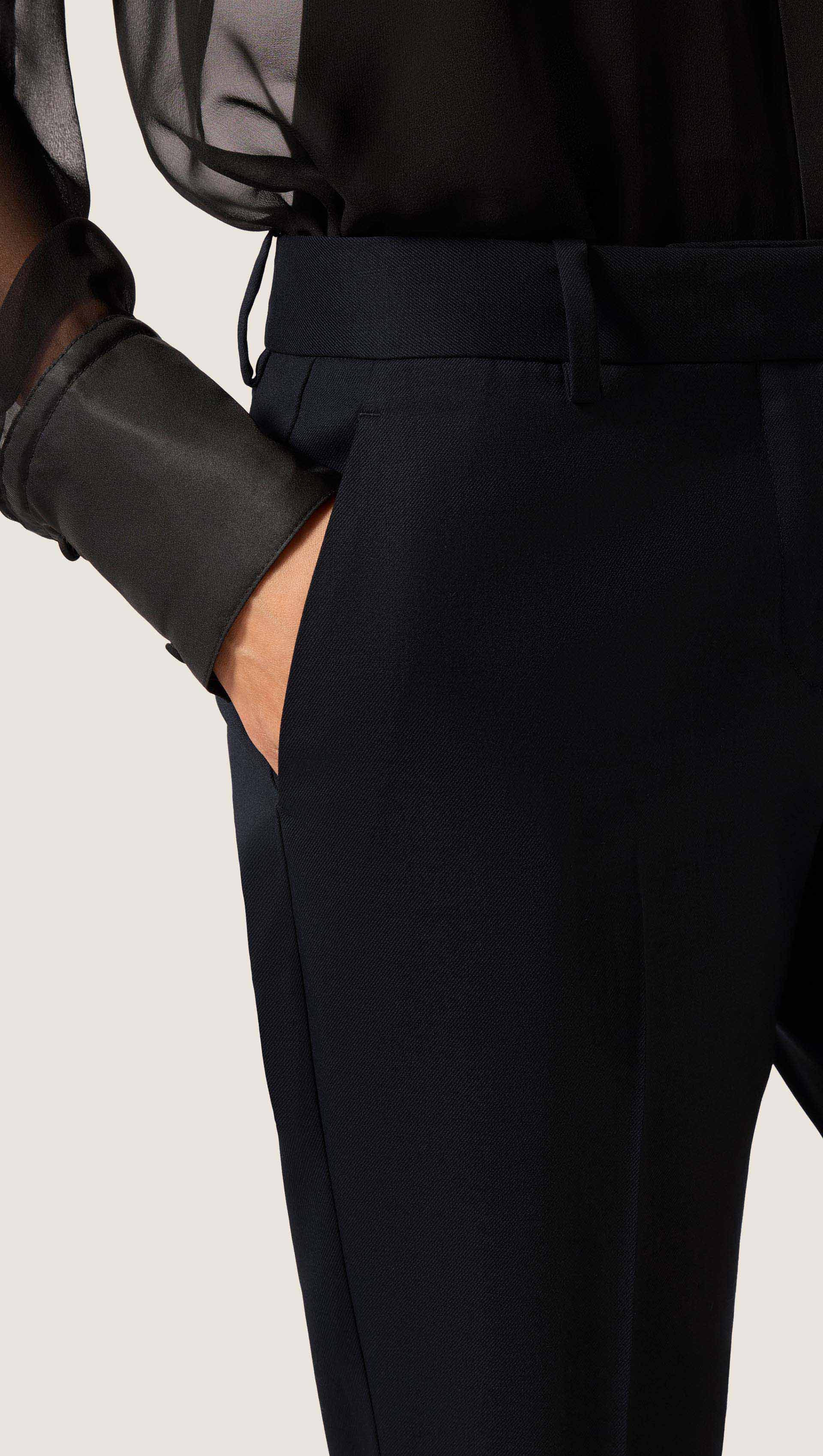 Low Rise Straight Leg Trouser | Women's Pants | Argent