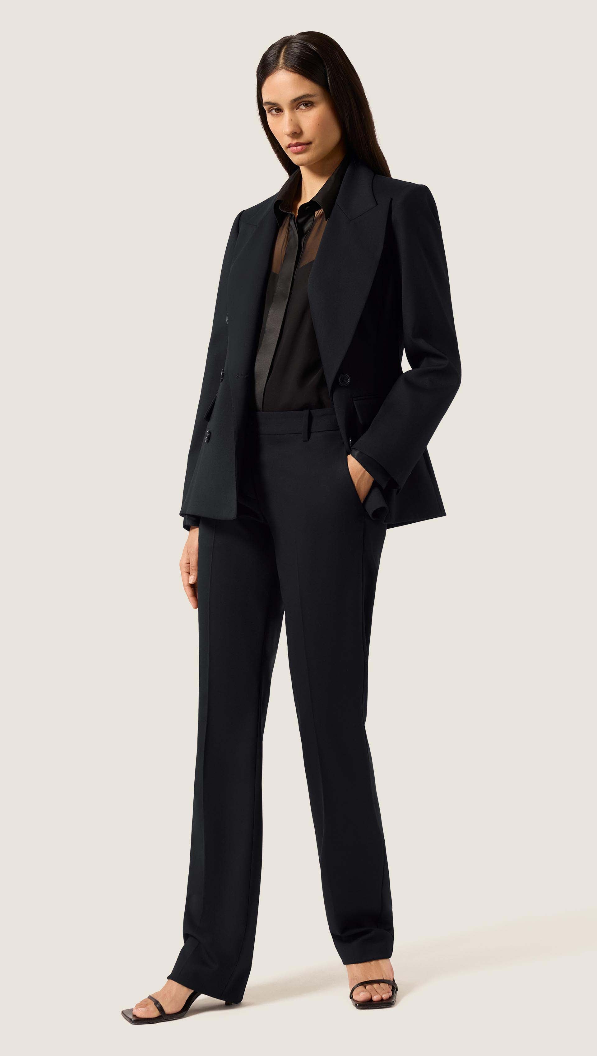 Low Rise Straight Leg Trouser | Women's Pants | Argent