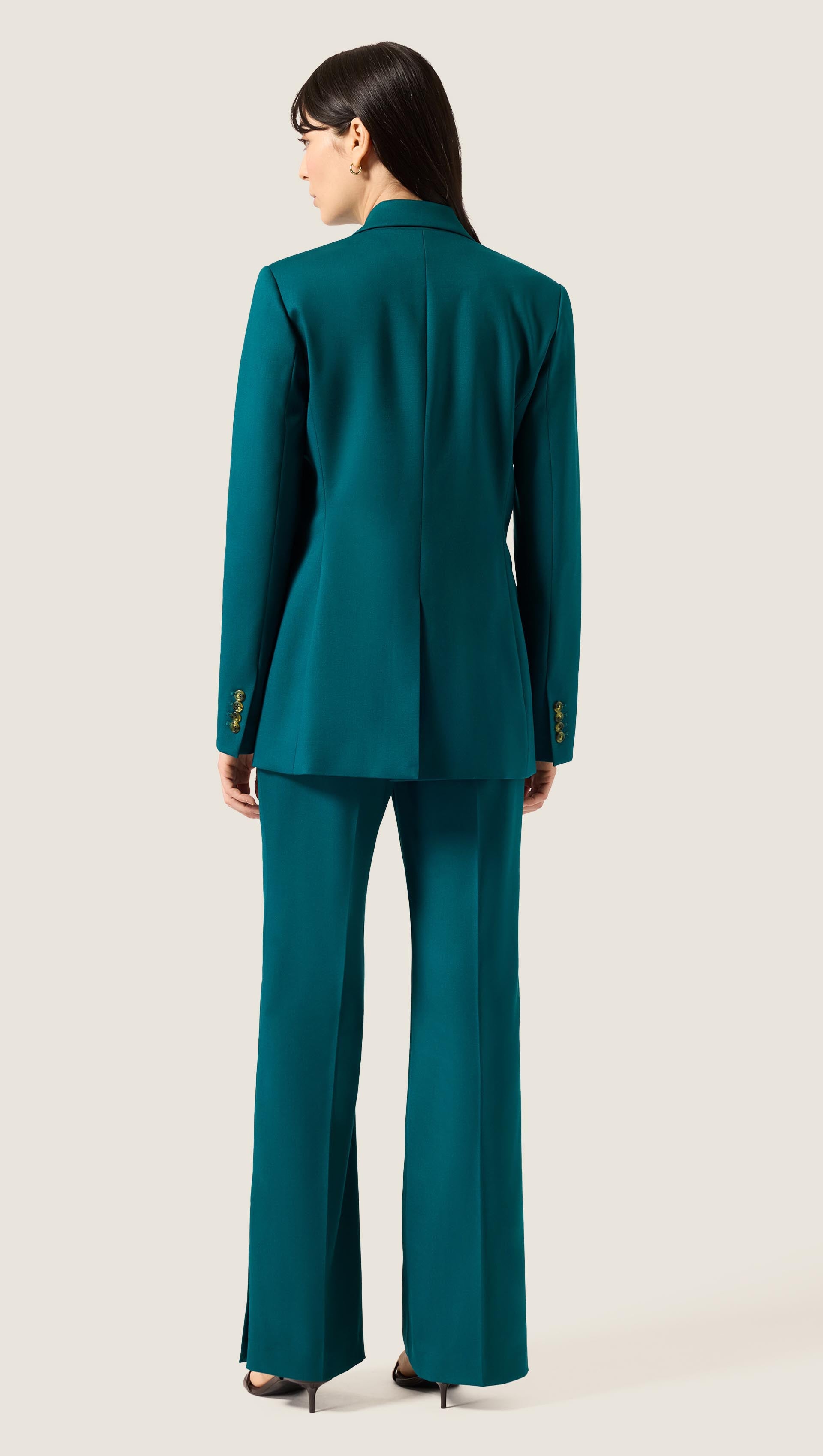Double-Breasted Blazer in Seasonless Wool | Women's Blazers | Argent