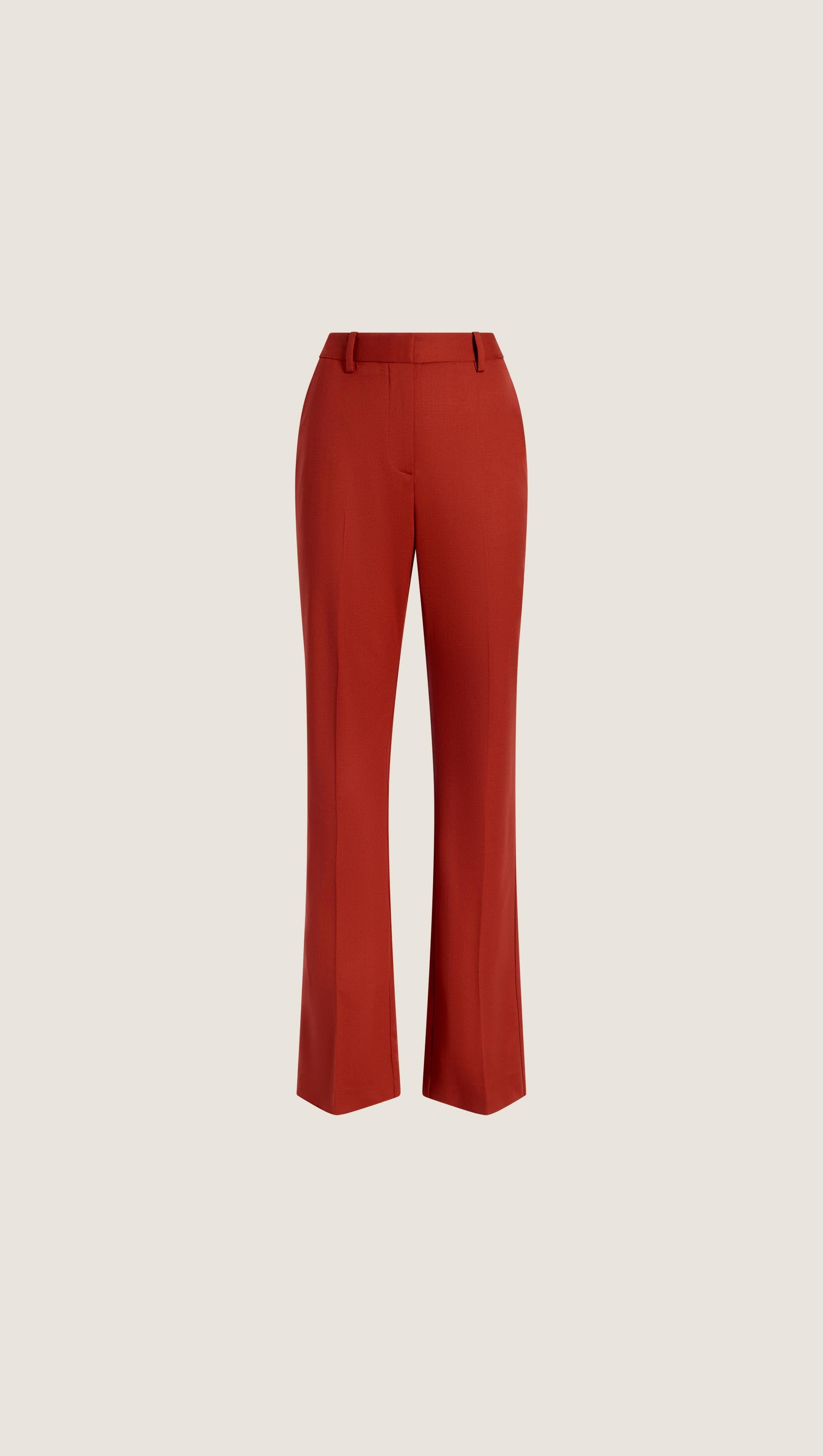 Straight Leg Trouser in Seasonless Wool | Women's Pants | Argent